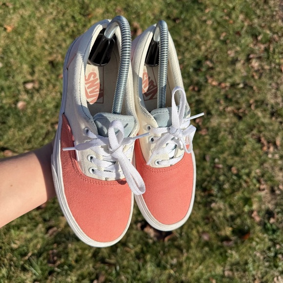 Vans | Shoes | Womens Vans Era Platform Twill Pastel Pink Block Shoes ...